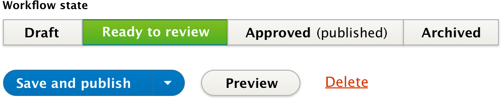 Add select field to choose moderation state on entity forms [#2753717] | Drupal.org